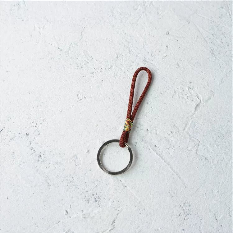 Брелок для ключей из плетеной веревки ручной работы для мужчин и женщин, ремешок для ключей ручной работы, креативный и
