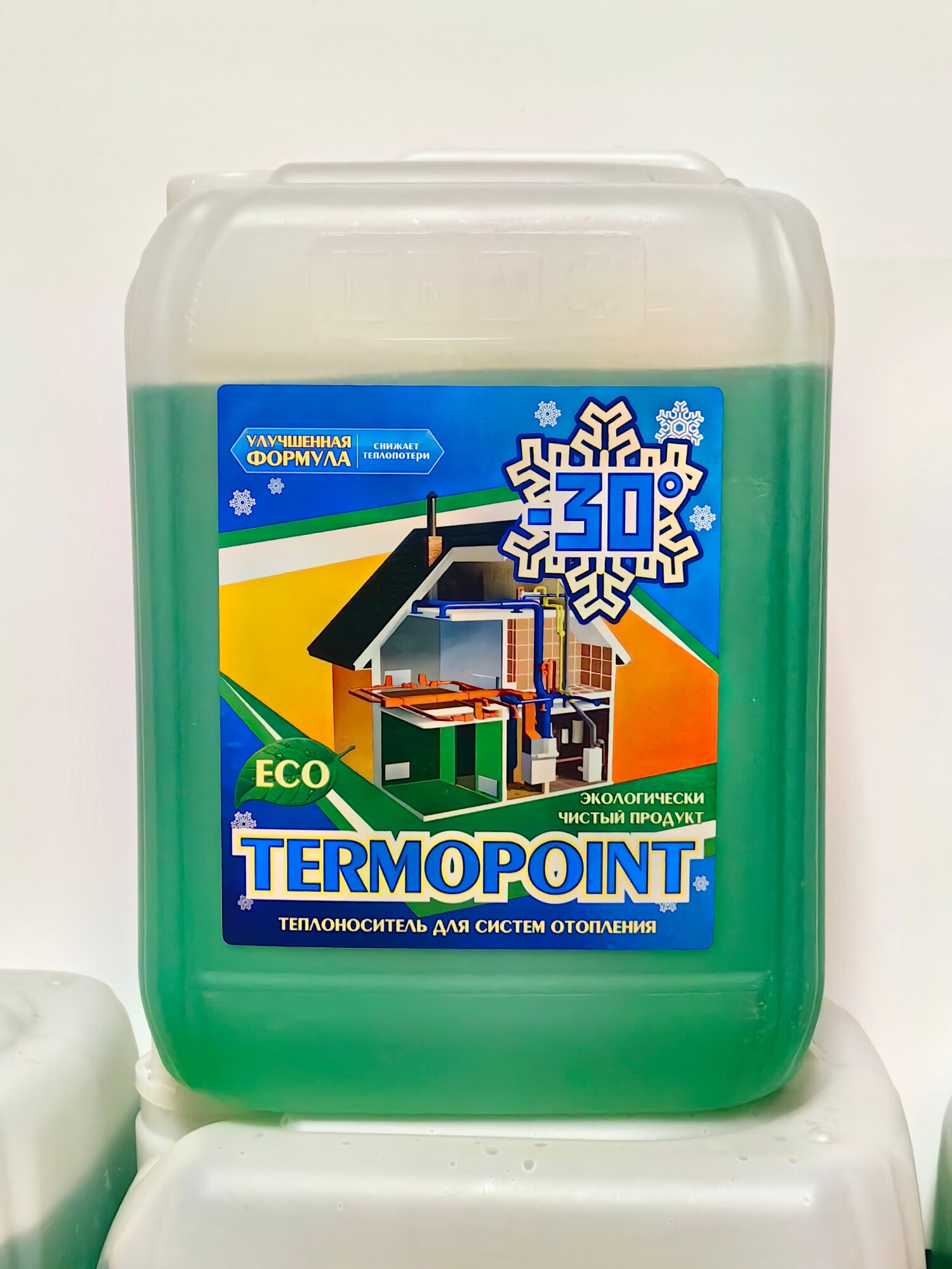 Теплоноситель Termopoint ЭКО-30, пропиленгликоль, для систем отопления, 10кг
