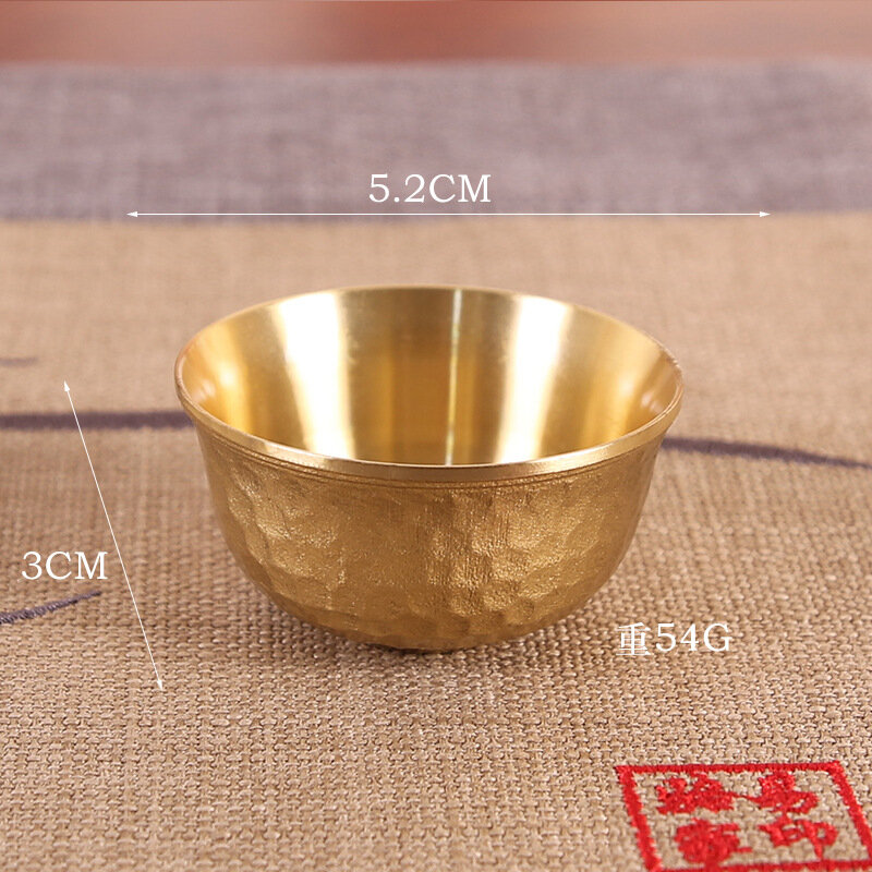 Медная чаша, латунная подвесная чаша, 12cm больших столовых приборов, домашние принадлежности, рукоделие, оптовая продажа, чистая медная чаша для лапши, суповая чаша