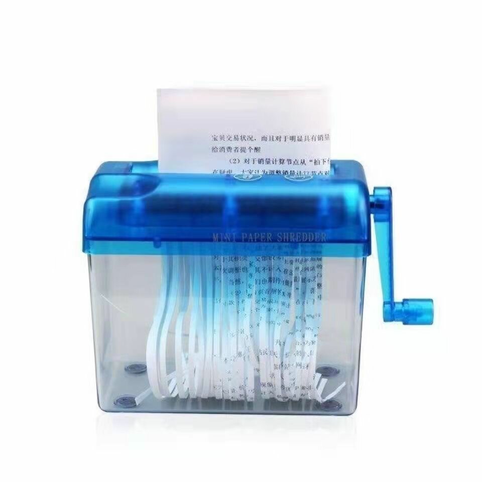 Портативный мини-ручной шредер для дома, маленький офисный бесшумный шредер, ручной шредер для бумаги