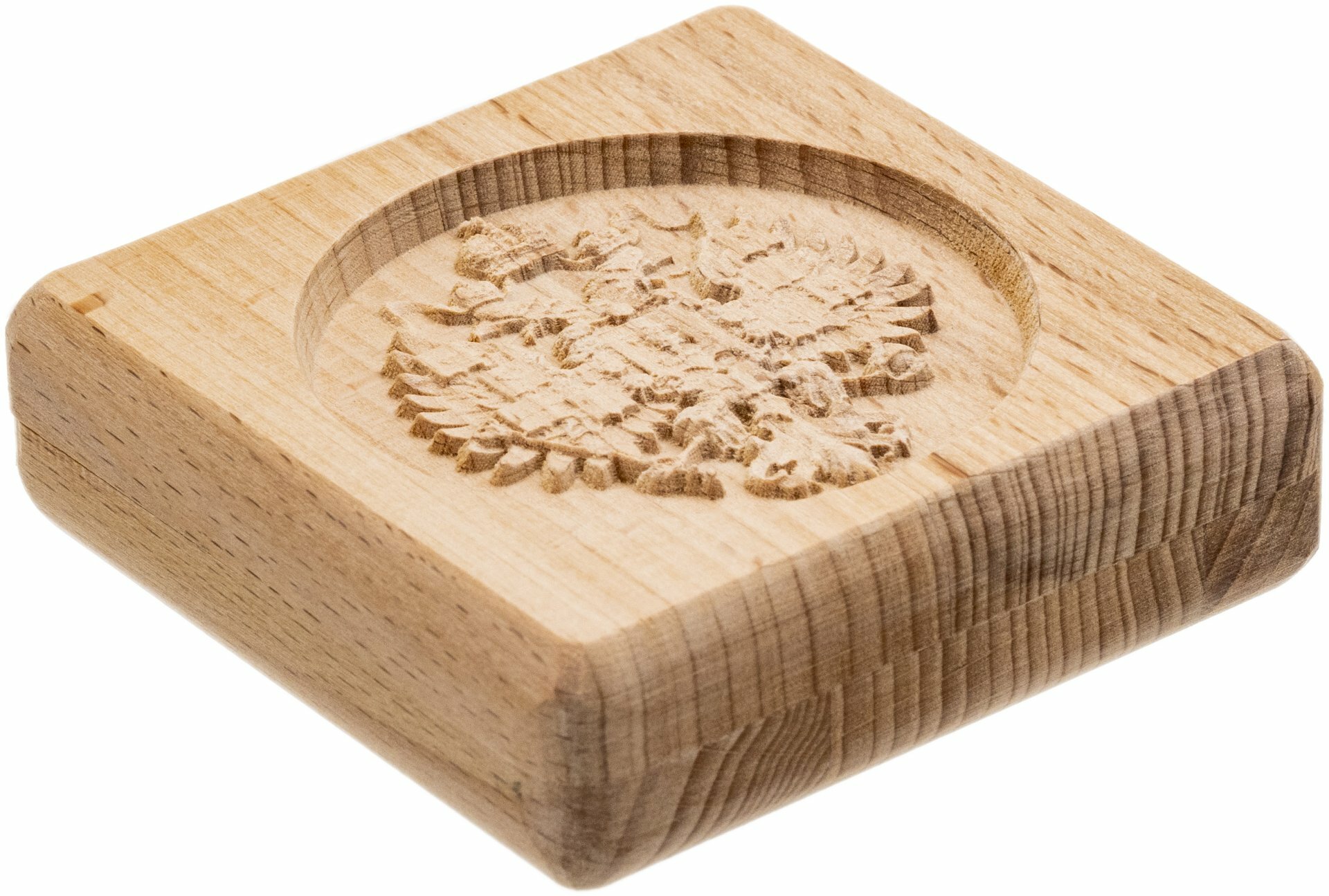 Футляр деревянный для 1 монеты слэб бука, массив