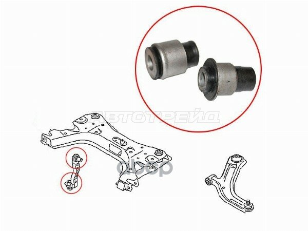 Сайлентблок (комплект) Nissan AD 06-16 / March 02-10 Sat арт. ST-54525-EL000B