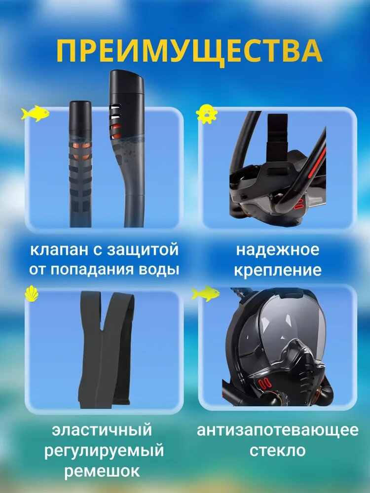 MigMax Маска для плавания — фото 1