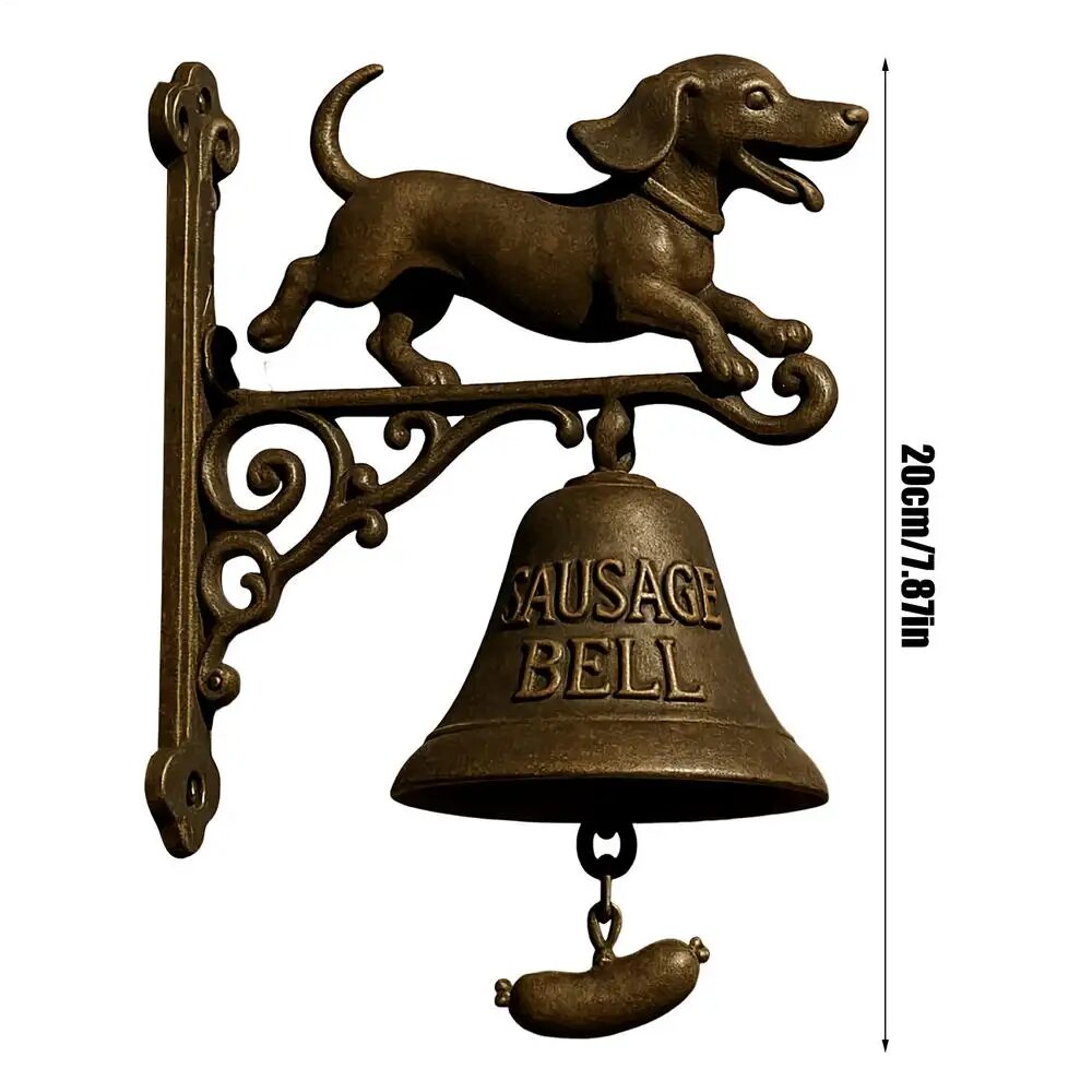 Дверной звонок Dachshund, металлический, цвет Dachshund
