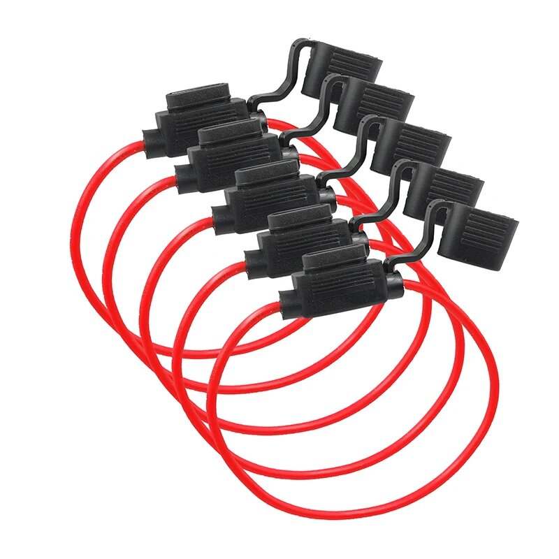 Мини-лезвийный предохранитель, автомобильный предохранитель, водонепроницаемая коробка, маленький, средний, большой, 10/12/14/16/18 AWG, провод 1015, автомобильный держатель предохранителя