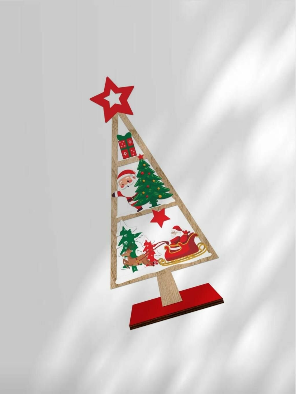 Новогоднее настольное дерево, - Стиль 1