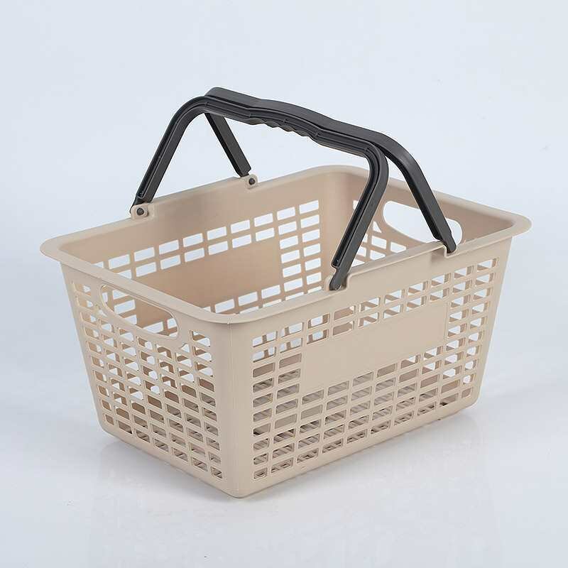Корзина для супермаркетов Ручная корзина пластиковая корзина для овощей бытовая коробка для покупок