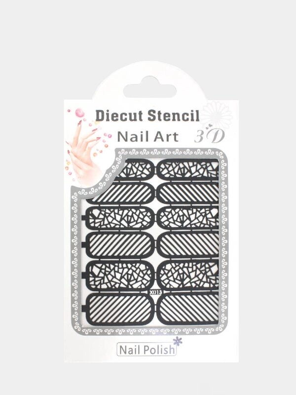 Трафарет для аэрографии 3D Diecut Stencil. Случайный рисунок