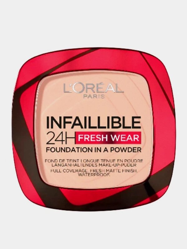 Пудра для лица LOreal Paris Infaillible 24H Fresh Wear, тон 180, 9 г