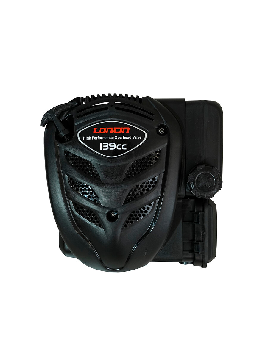 Двигатель бензиновый Loncin LC1P65FE (B type) D22.2 (с динамическим тормозом, 4л. с, 139куб. см, вал 22.2мм, ручной старт)