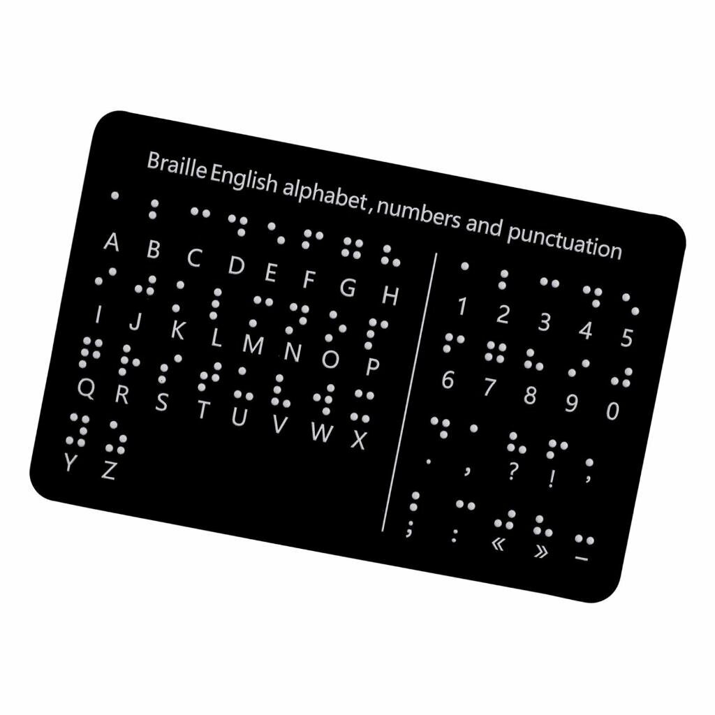 Обучающая доска азбуки Брайля для начинающих