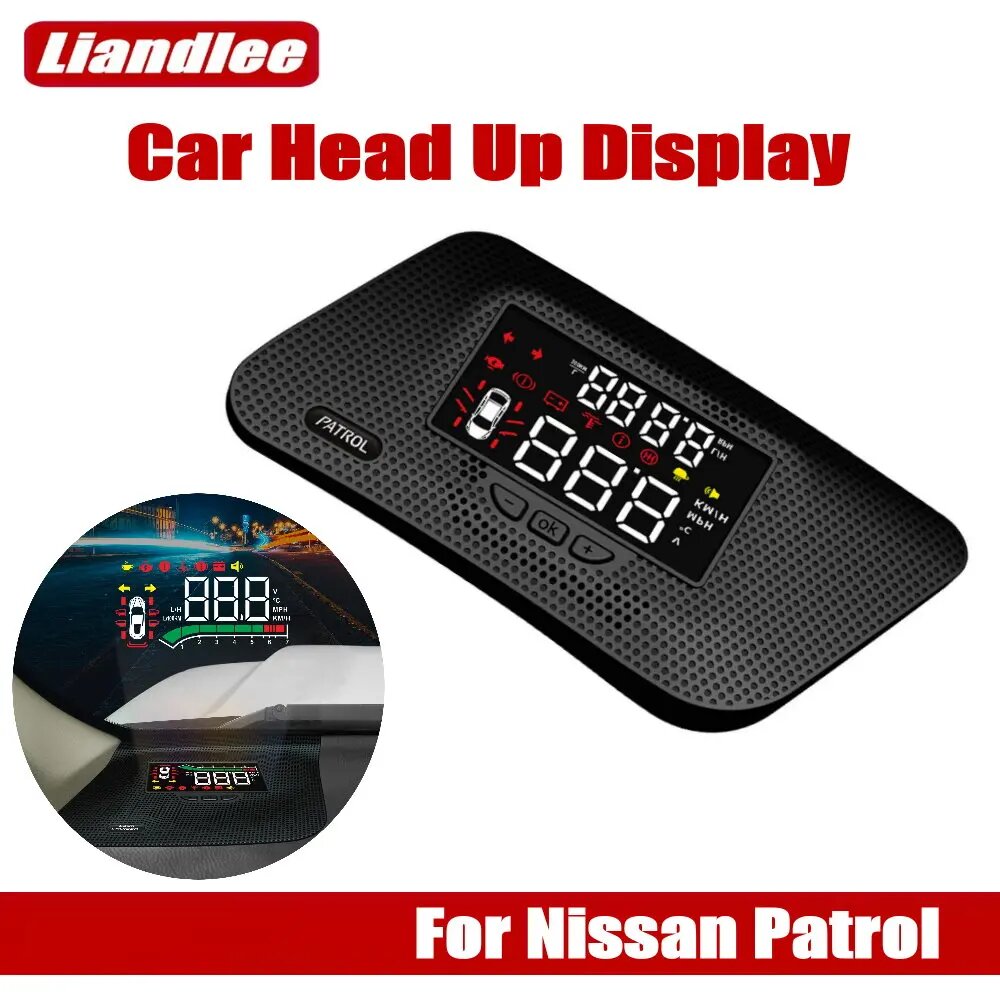 Автомобильный проекционный дисплей HUD для Nissan Patrol Armada Y62 2010-2024, Made Year 2010-2017
