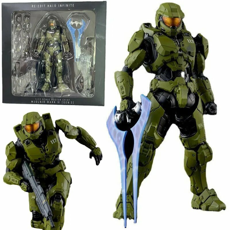Фигурка Halo Master Chief 1/12 Коллекционная Подвижная Модель
