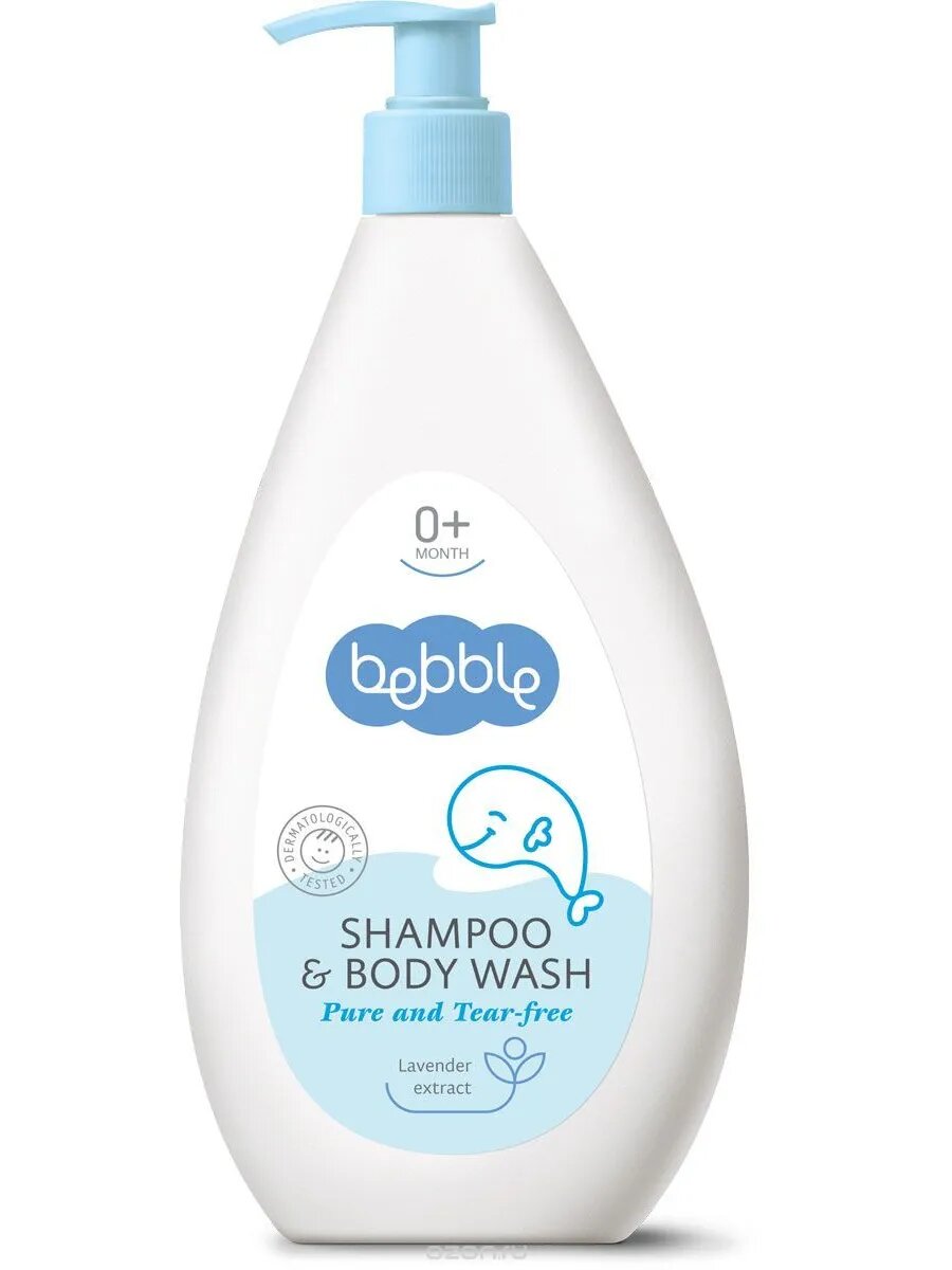 Bebble Шампунь детский для волос и тела, шампунь, 400 мл, 1