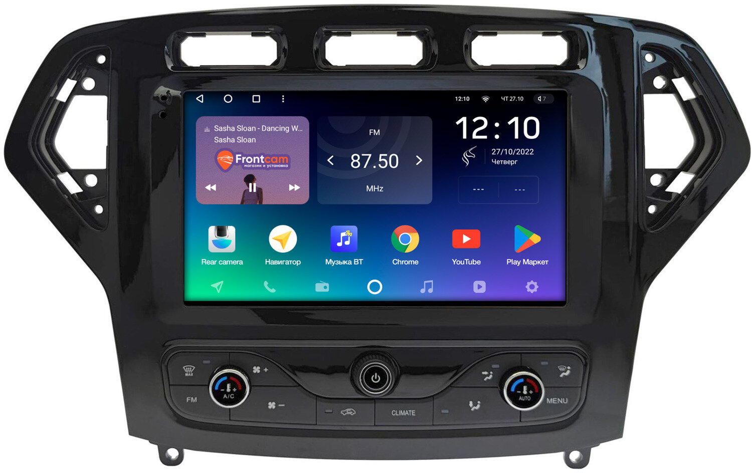 Штатная магнитола Ford Mondeo 4 2006-2010 (Тип 1, с климат-контролем) Teyes SPRO PLUS 4/64 9" RM-9-5427 Android 10 (4G-SIM, DSP, IPS)