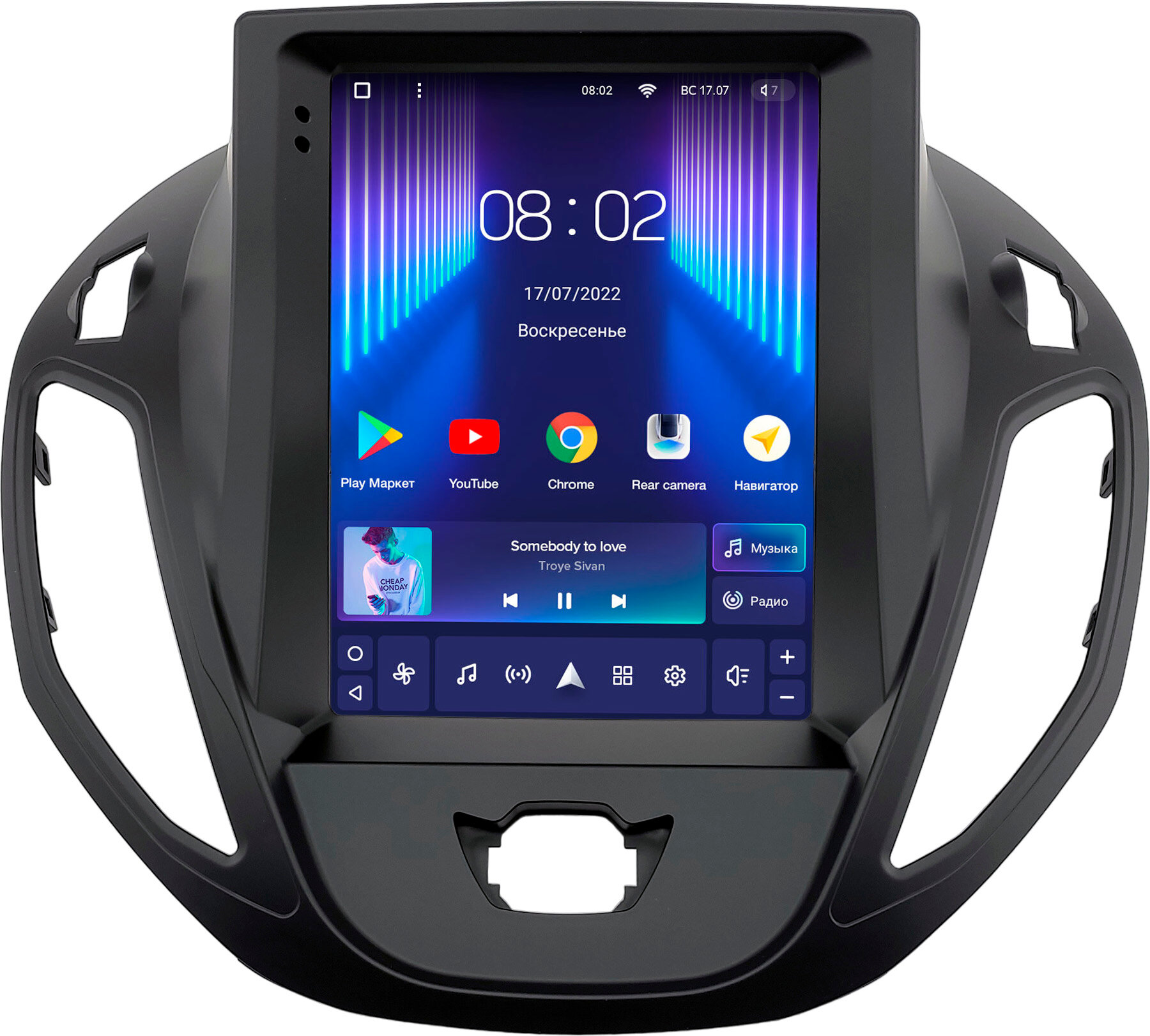 Штатная магнитола Ford Tourneo Custom, Transit Custom (2012-2023) Teyes TPRO 2 DS (Tesla) 9.7" 3/32 RM-1312-162 Android 10 (4G-SIM, DSP, QLed)