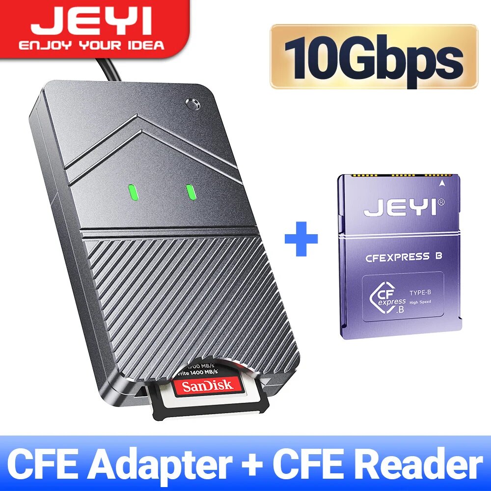 JEYI CF-Express Type-B до 2230 NVMe M.2 SSD адаптер, PCIe 4,0 карта памяти расширения CFexpress для CANON NIKON Z6/Z7/Z9/R3/R5
