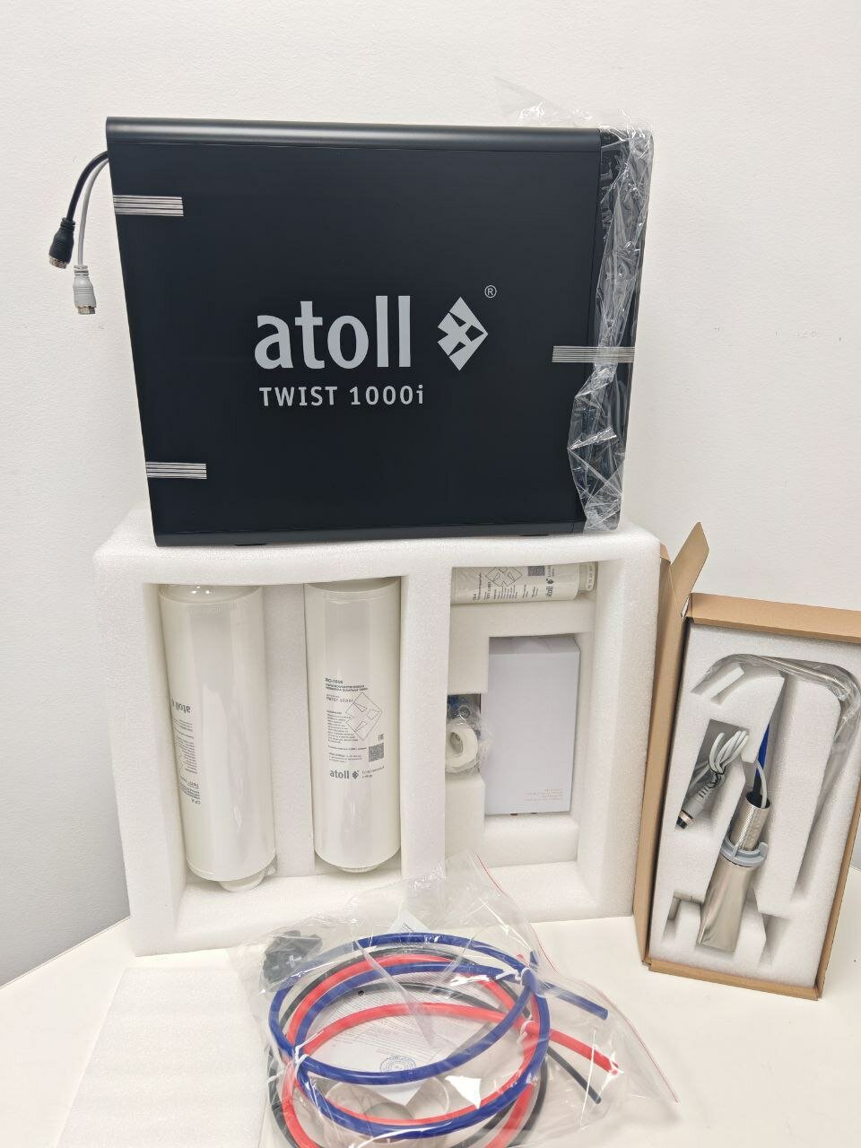 Прямоточная система обратного осмоса Atoll TWIST 1000i ATEFDR124 для финишной очистки