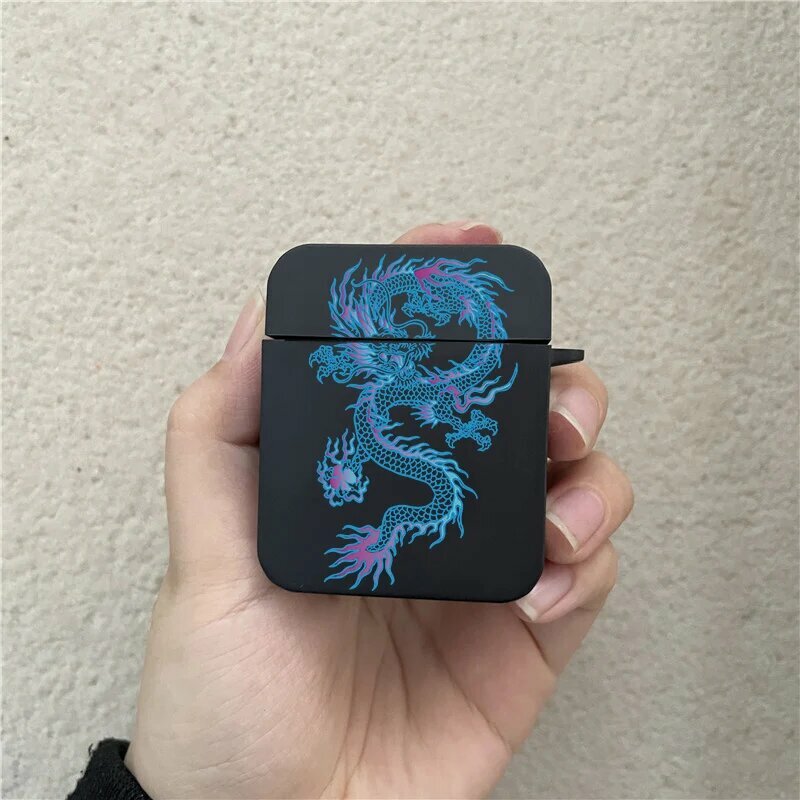 Чехол для AirPods Pro 2 с драконом, цвет -7