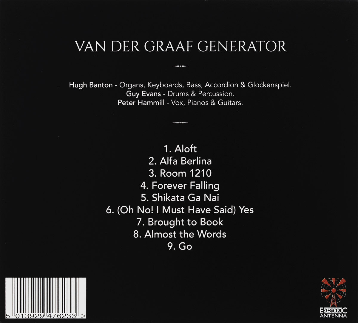 Van Der Graaf Generator. Do Not Disturb (CD Digi) (Компакт-диск) — фото 1