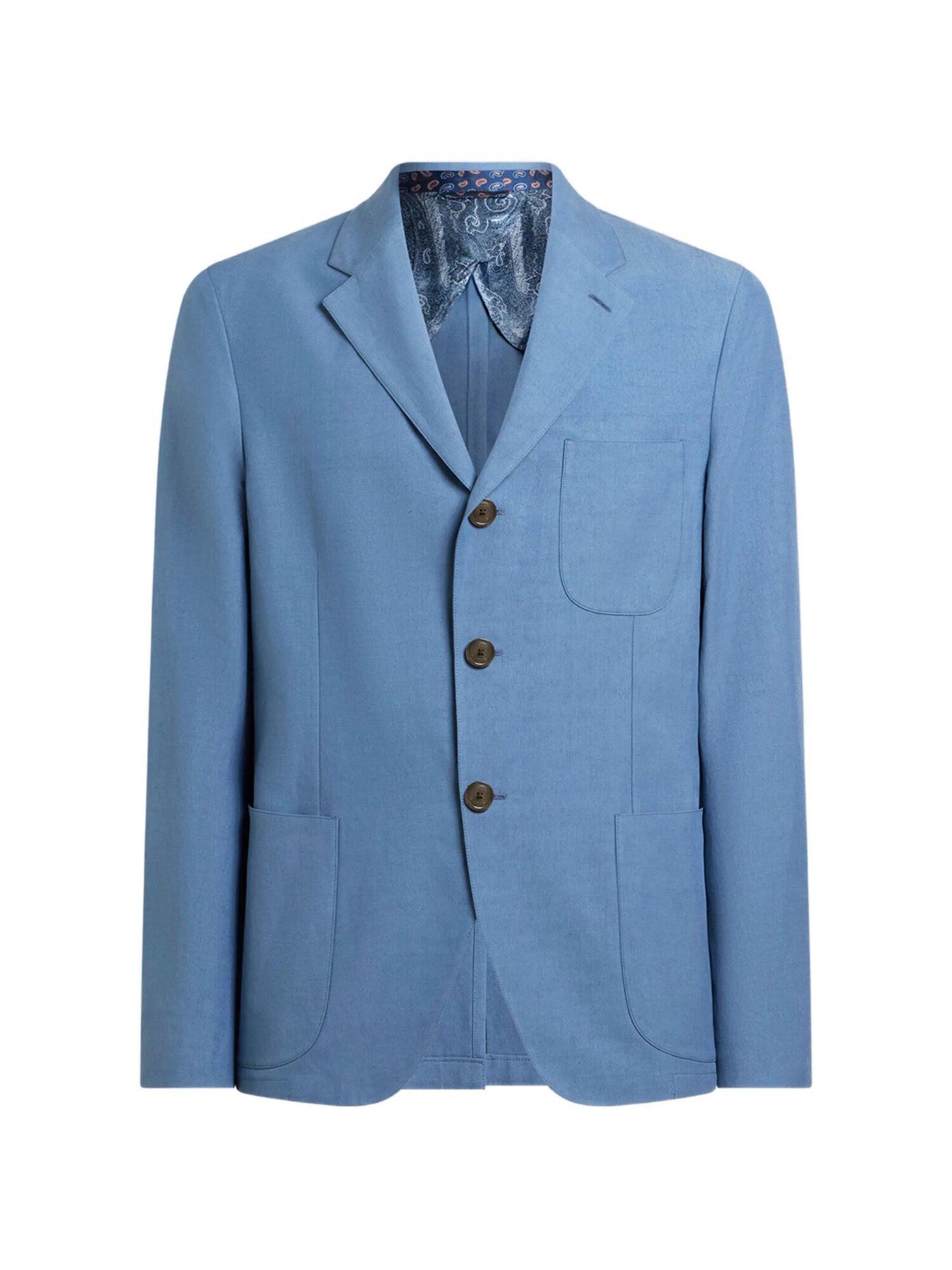 Пиджак Single-breasted patch-pocket blazer