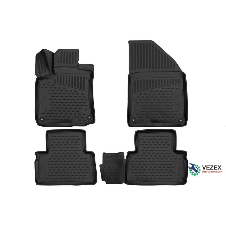 ELEMENT-AUTOFAMILY ELEMENT3D02286210K коврики в салон! 3D, 4шт. полиуретан\ Geely Coolray, 2019->