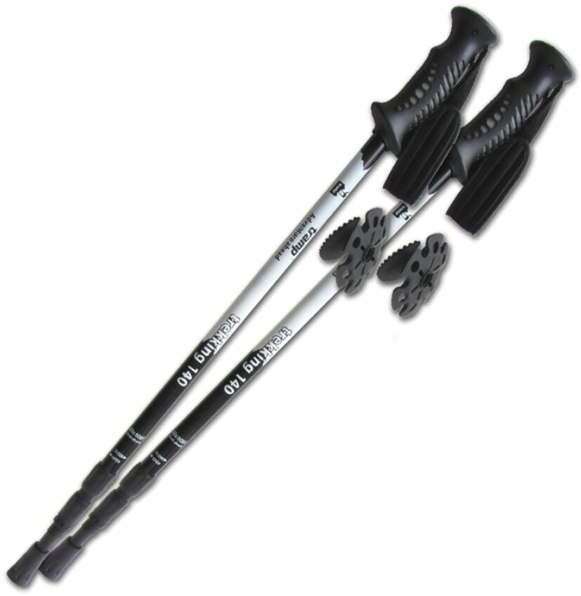 Палки треккинговые Tramp TREKKING TRR-003, телескопические, 3 секции, алюминий