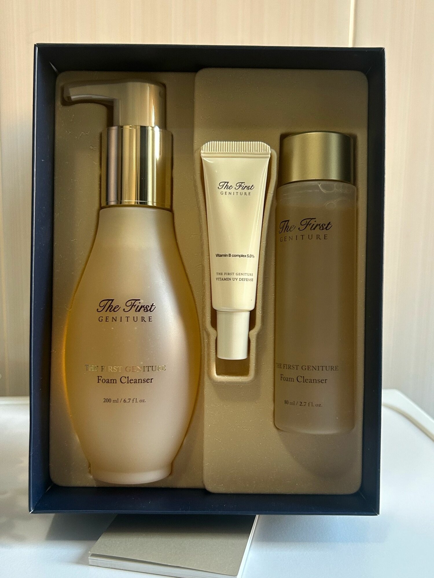 Пенка для умывания корейская с антивозрастным уходом в наборе O HU Ithe first foam cleanser set