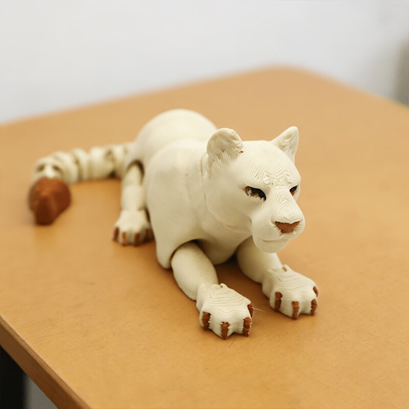 Львица, 3D-печать, с подвижными суставами, для детей от 3 лет