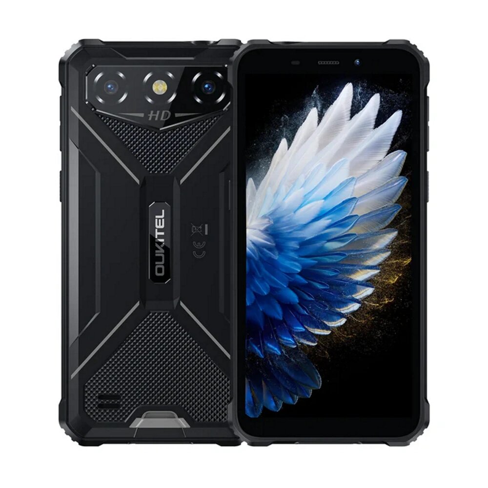 Смартфон Oukitel G3 4/128Gb Android 14, Global, Black (Черный)