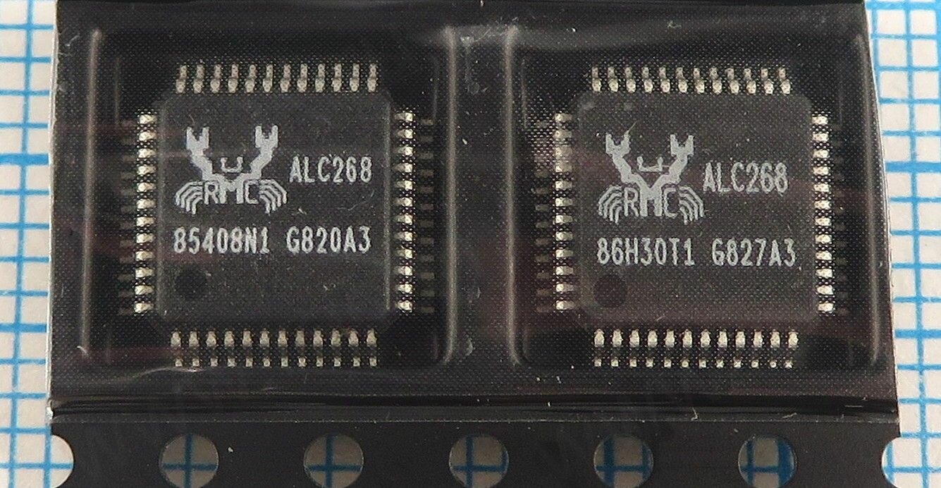 ALC268 QFP - HD аудио codec (кодер/декодер) — фото 1
