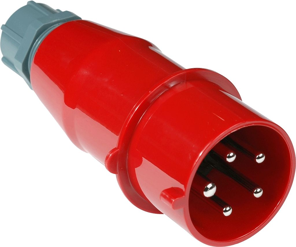 LANMASTER LAN-IEC-309-32A3P/M Вилка Вилка IEC 309 трехфазная 32A, 380V,