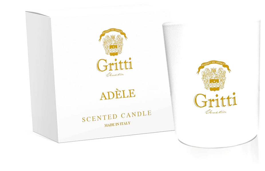 Gritti Adele ароматическая свеча 230 гр / Свеча Гритти Адель для помещений
