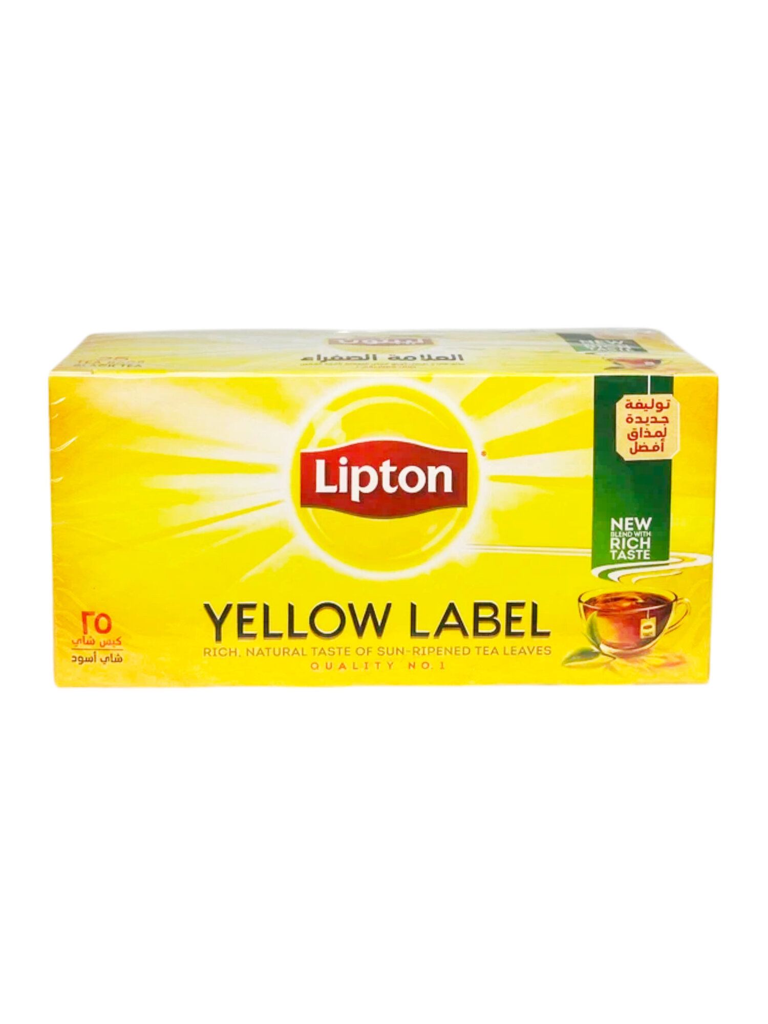 Чай черный Lipton Yellow label в пакетиках, 25 шт