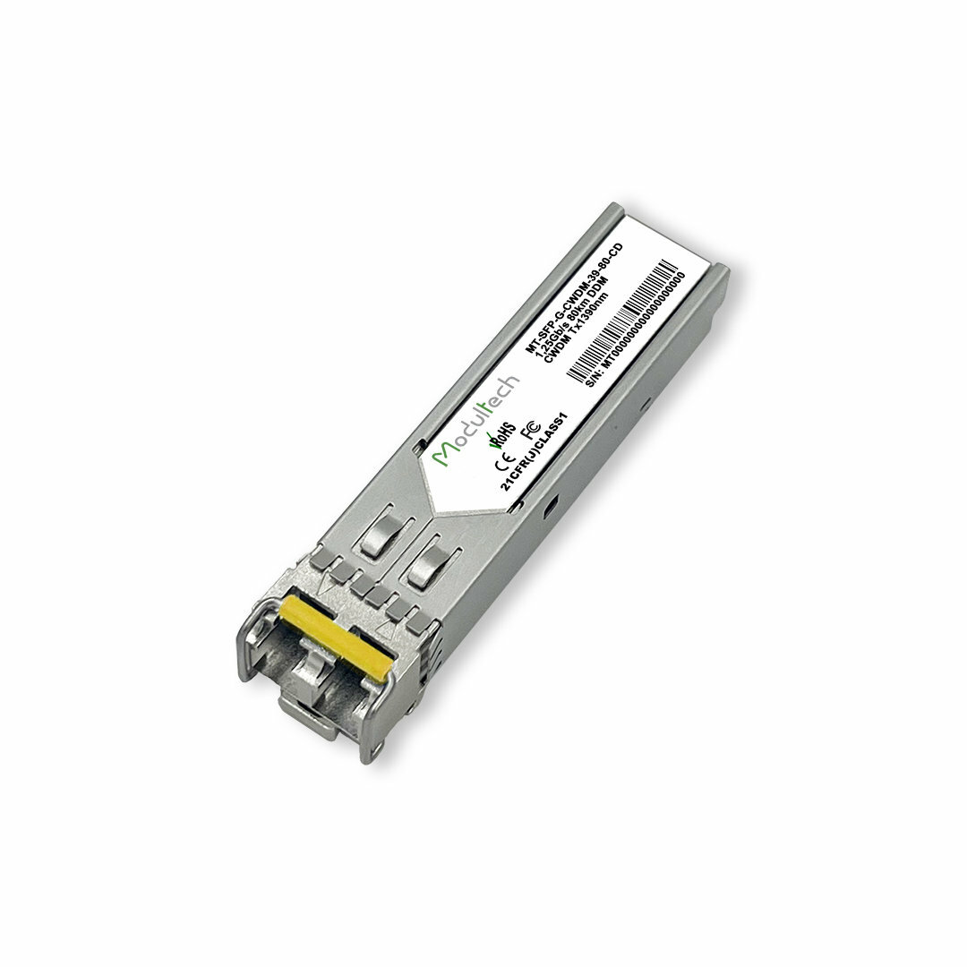 Модуль SFP CWDM 1,25 Гбит/с, 80 км, 1390 нм, SMF, LC