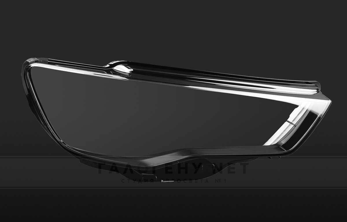 Стекло фары Audi A3 8V 2012-2016, правое, GNX, поликарбонат, для автомобилей Ауди А3