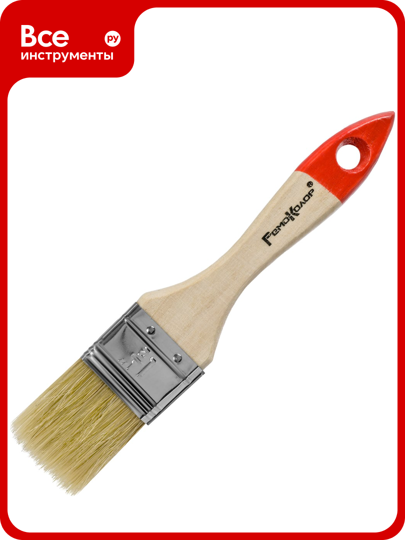 Флейцевая кисть 1.5" РемоКолор Стандарт 01-1-715