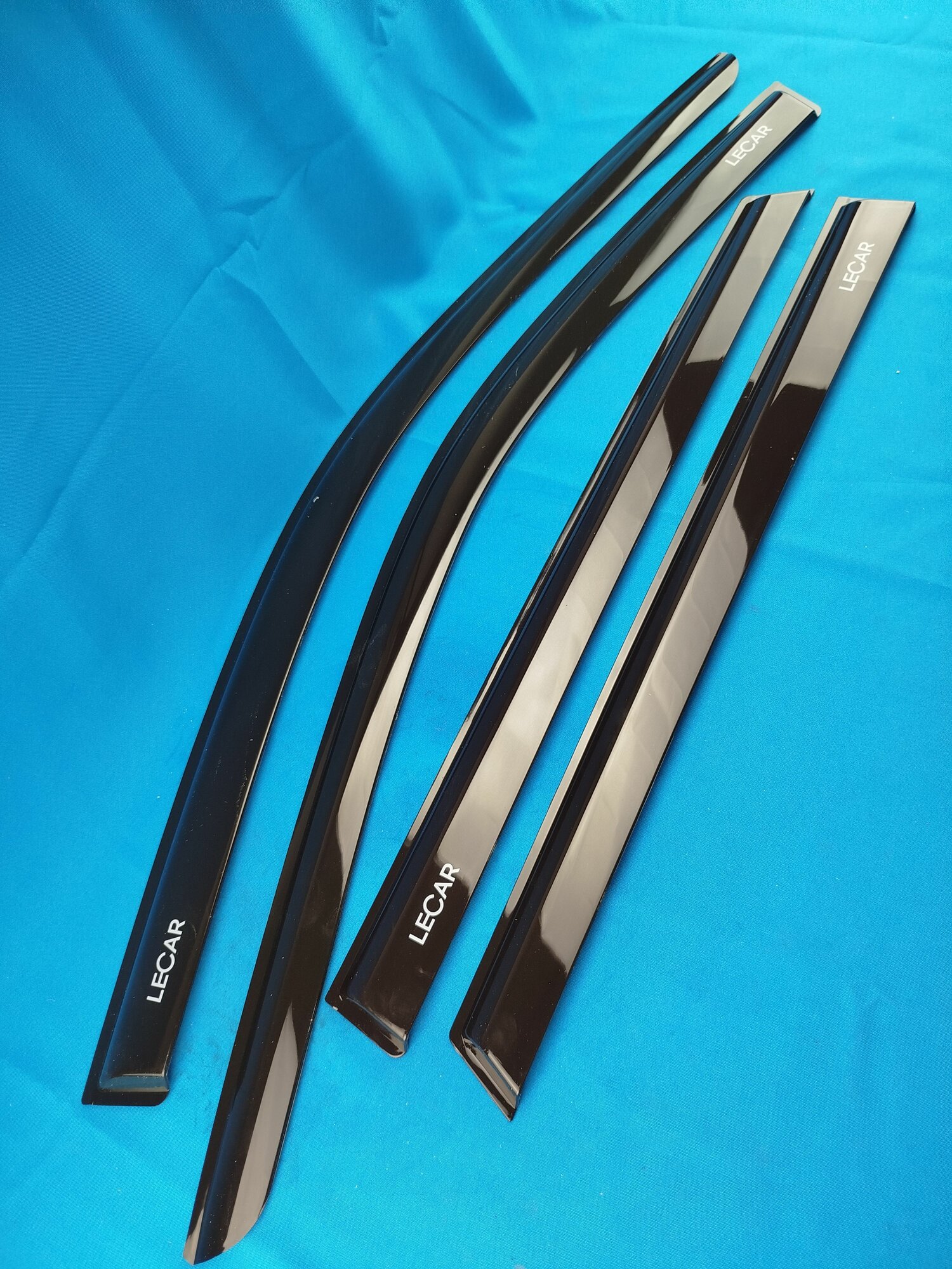 Дефлекторы на боковые стекла "LECAR" для а/м Калина 2 универсал (4шт)