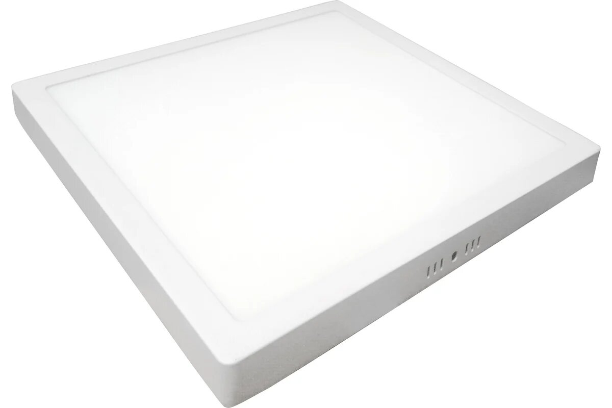 Ecola DSSD24ELC квадратный накладной даунлайт с драйвером 24W 220V 6500K 285х285х32 мм