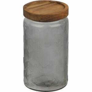 Банка для хранения Leonord Amaretto, 1 л, стекло/дерево