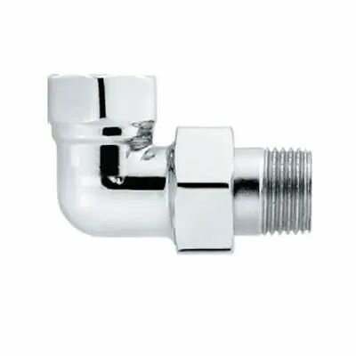 Американка угловая 1 дюйм хром, фитинг для полотенцесушителя и радиаторов отопления