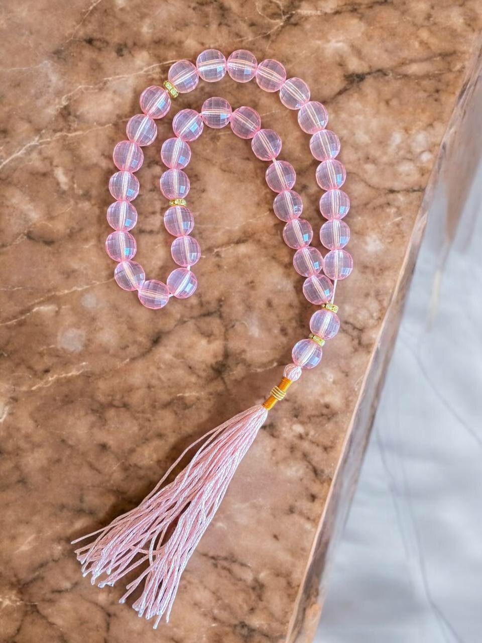 Четки мусульманские из натуральных камней для молитвы и в авто