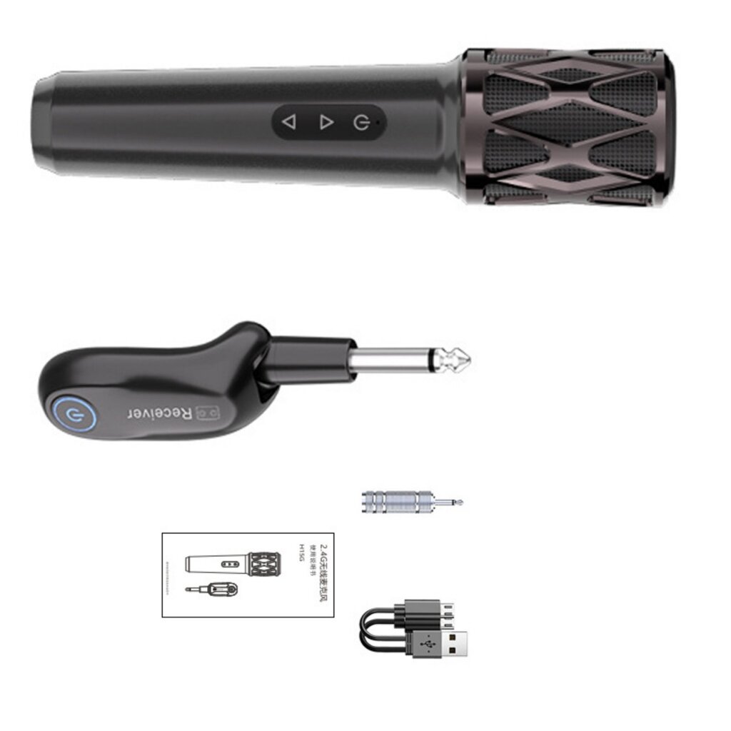 Wireless Microphone 2.4G Fixed Frequency Handheld Microphone For Party Karaoke Professional Church Show Meeting