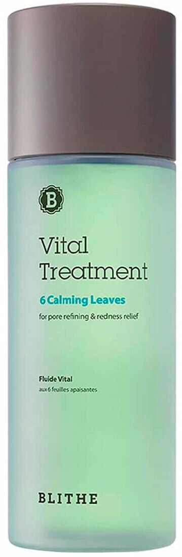 Успокаивающая эссенция с экстрактами 6 листьев Blithe Vital Treatment 6 Calming Leaves 150 мл