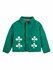 Куртка BOBO CHOSES Clover-print reversible jacket, размер 122, зеленый,