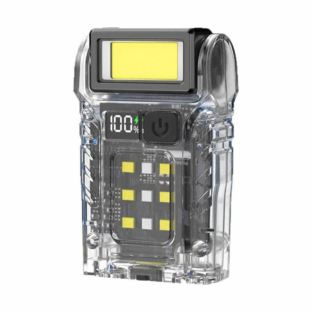 Новый мультифункциональный LED-фонарик на капюшон: сильный яркий свет, портативный, с зарядкой, долгое время работы, COB-освещение для кемпинг