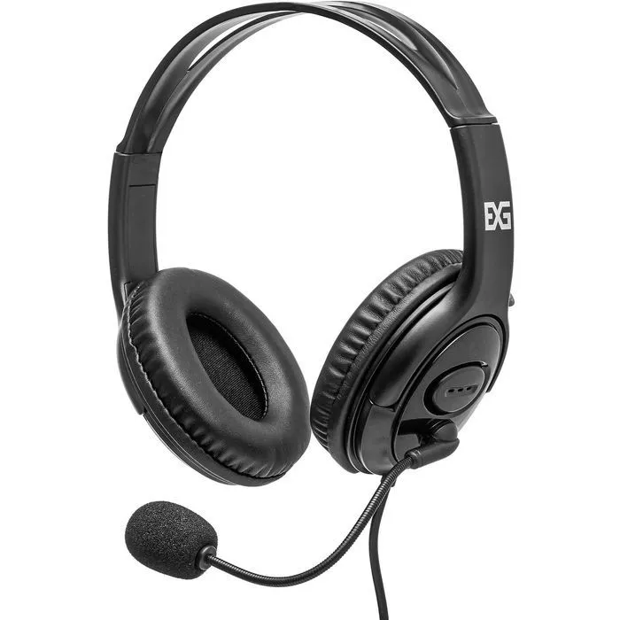 Полноразмерные наушники с микрофоном (гарнитура) ExeGate 960 USB Stereo Ex294417rus .