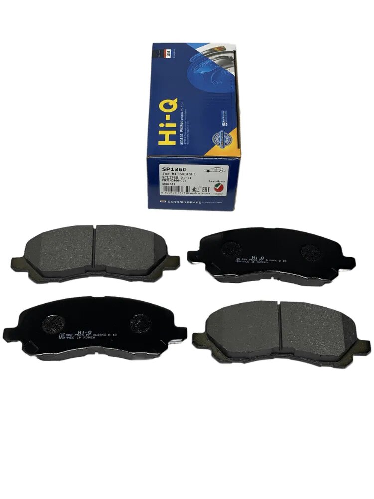 Колодки тормозные MITSUBISHI ASX/LANCER/OUTLANDER/DODGE CALIBER передние