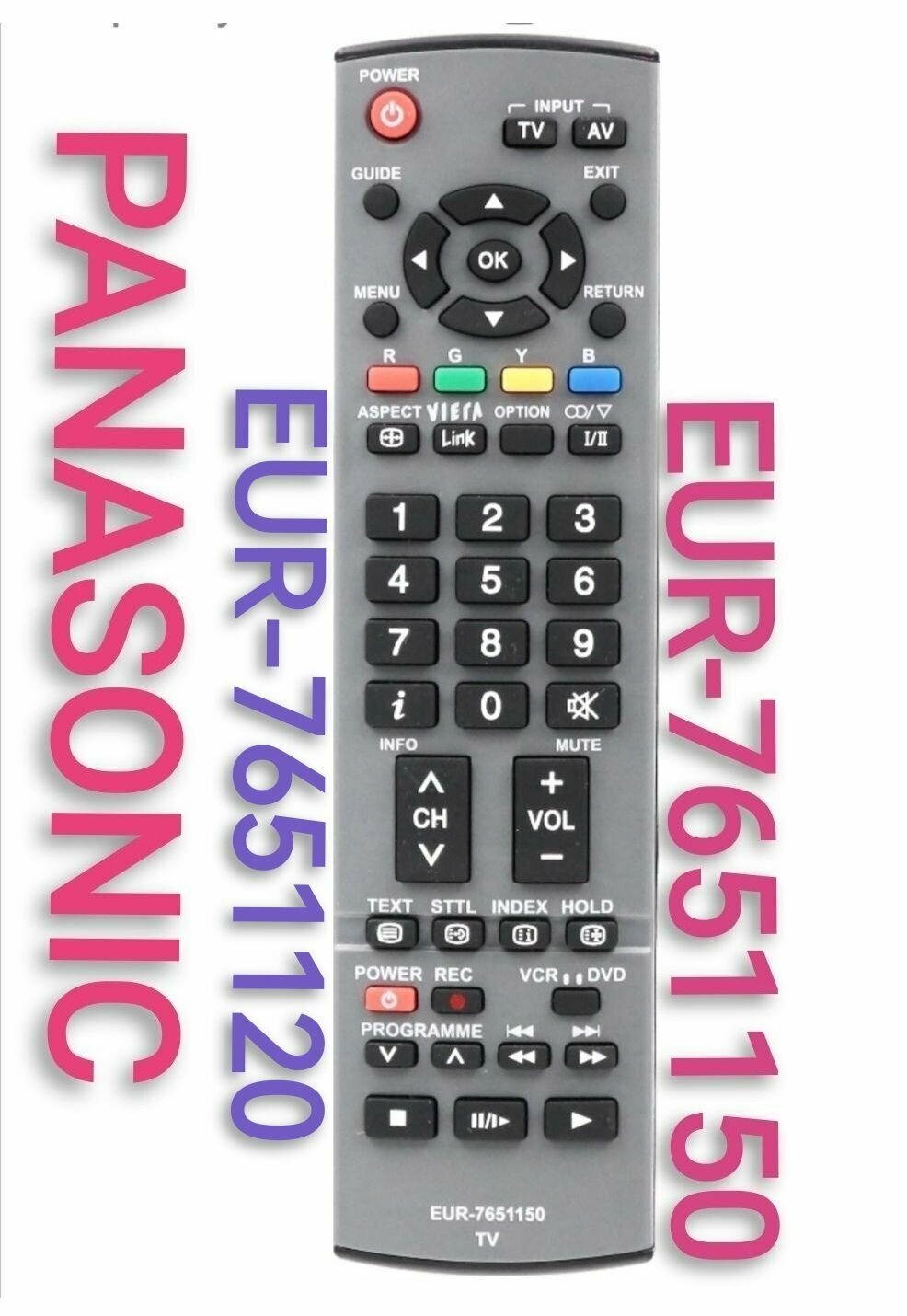 Пульт EUR-7651150 для PANASONIC/панасоник/п телевизора