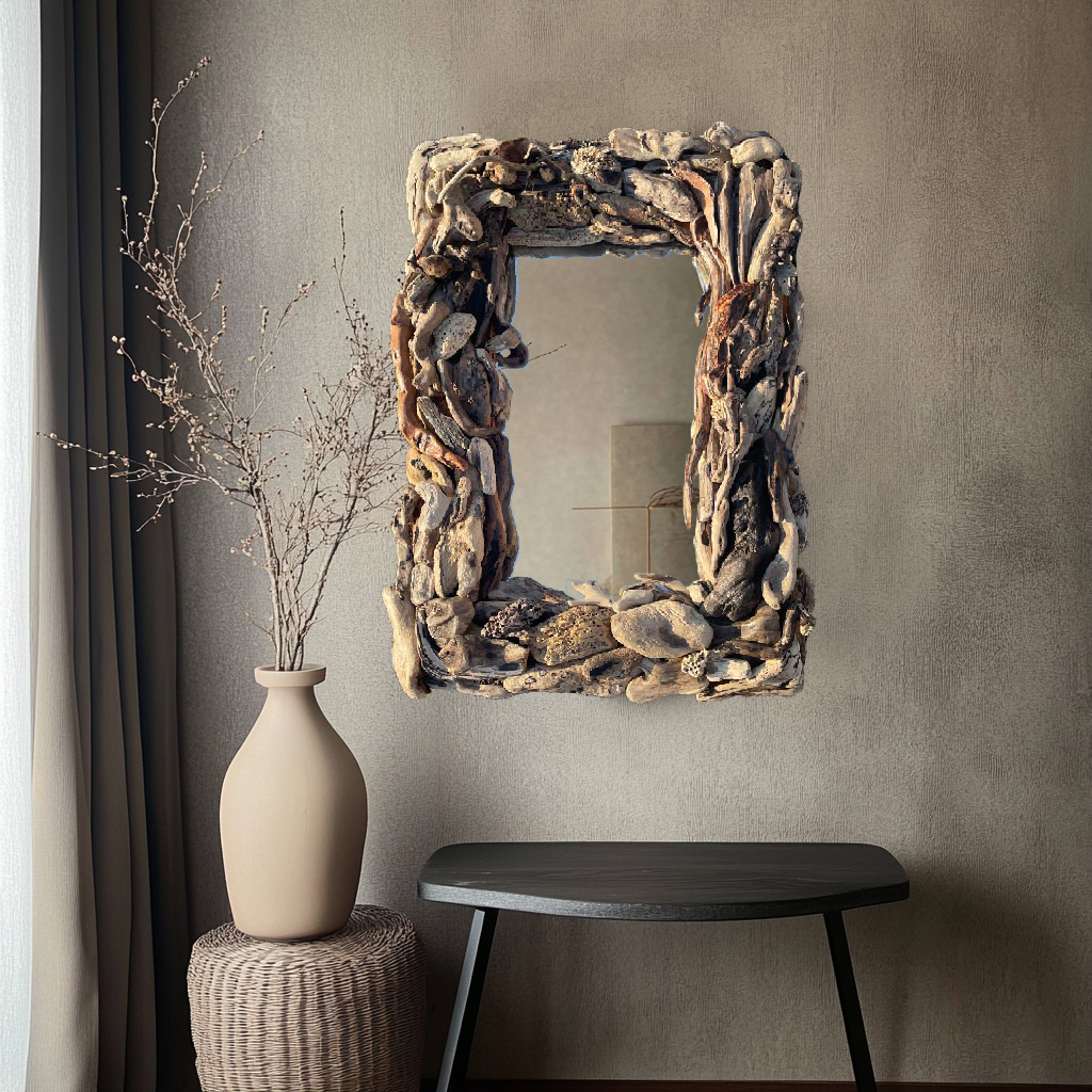 Зеркало из дрифтвуда "Эхо Моря"